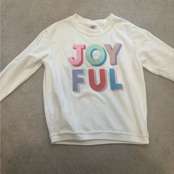 Jadelynn Brooke | Shirts & Tops | Jadelynn Brooke Joyful White Sweater ...